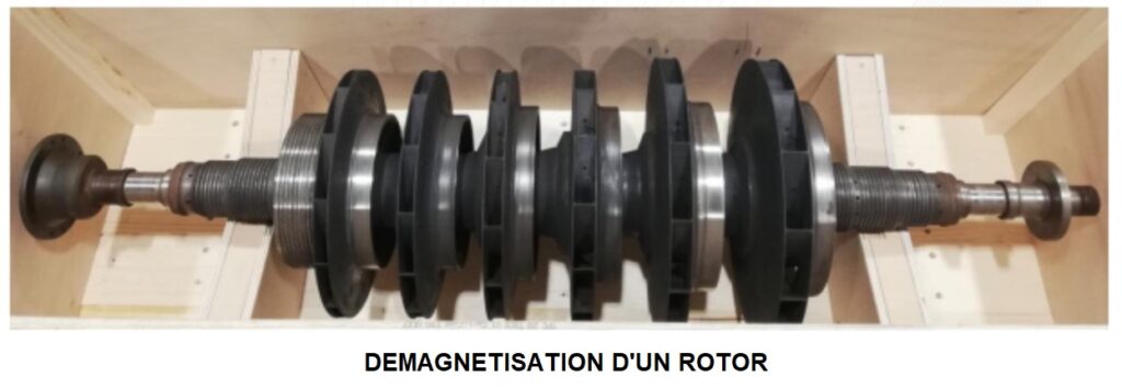 DEMAGNETISATION SUR SITE